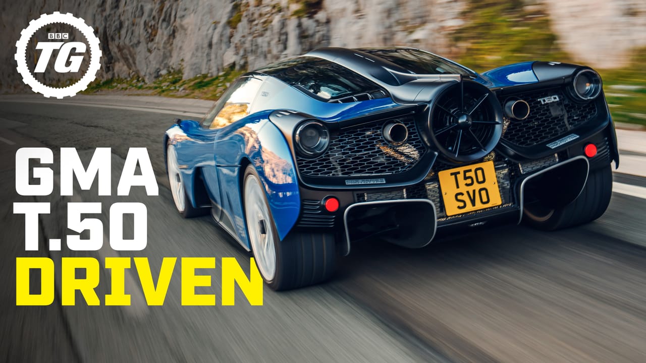 Video: Top Gear's world exclusive first drive of the sensational T.50 supercar | Top Gear